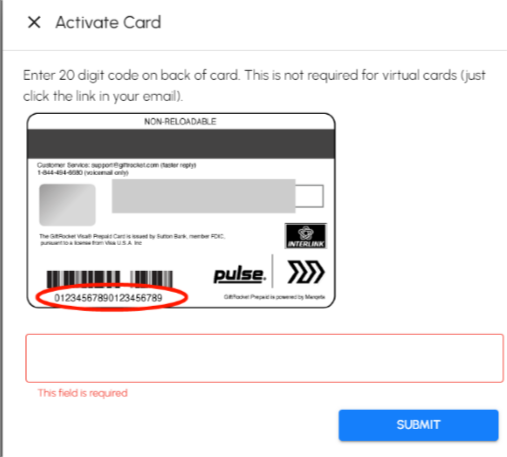 I requested a physical card, and now I am having trouble activating it ...